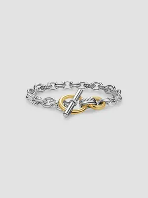 David Yurman Dy Mercer Toggle Chain Bracelet In Sterling - Silver