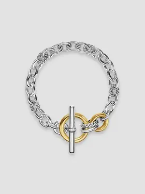 David Yurman Dy Mercer Toggle Chain Bracelet In Sterling - Silver
