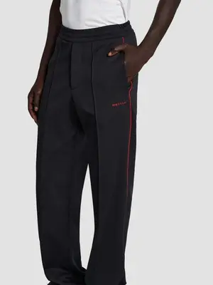 Alexander McQueen Cotton-blend Wide-leg Joggers