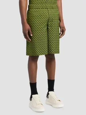 Alexander McQueen Skull Pajama Shorts