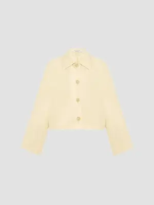 Another Tomorrow Short Balmacaan Jacket