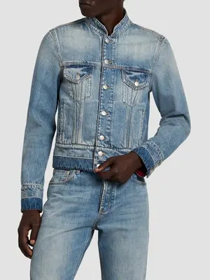 Alexander McQueen Denim Band Jacket
