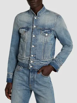 Alexander McQueen Denim Band Jacket