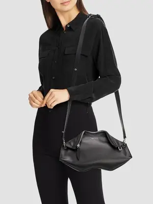 Alexander McQueen Manta Leather Crossbody Bag