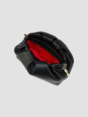 CHRISTIAN LOUBOUTIN Eva Leather Mini Crossbody Bag - Black