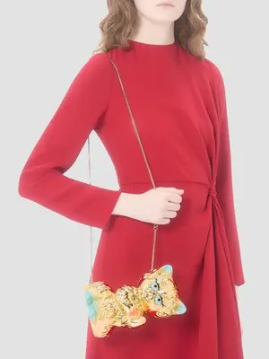 Valentino Garavani Le Chat De La Maison Minaudiere Clutch - Multicolored