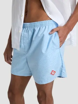 Casablanca Monogram Swim Trunks