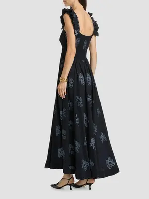 ELISAMAMA Ibukun Printed Maxi Dress