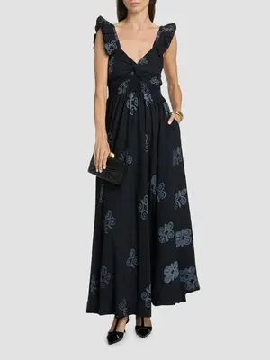 ELISAMAMA Ibukun Printed Maxi Dress