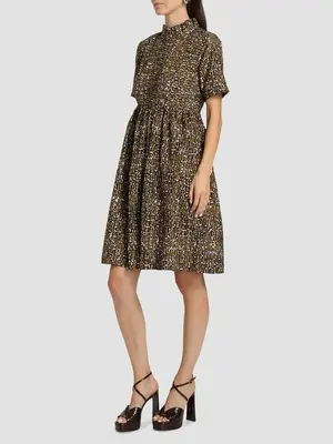 ELISAMAMA Olori Printed Cotton Minidress