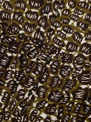 ELISAMAMA Olori Printed Cotton Minidress