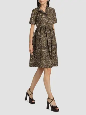 ELISAMAMA Olori Printed Cotton Minidress