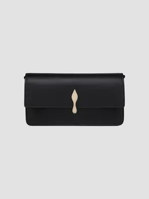 CHRISTIAN LOUBOUTIN Bettina Mini Leather Crossbody Bag - Black
