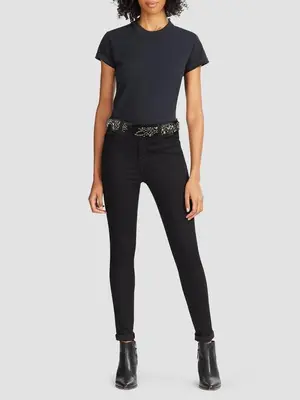 Alexander McQueen Sunflower Crystal Embroidery Belt