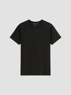 Derek Rose Basel Stretch Crewneck T-shirt - Black