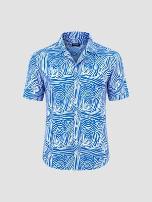 MACEOO Apachi Marthyr Shirt - Blue