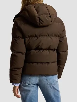 Polo Ralph Lauren Mid-weight Down Puffer Jacket - Dark Beech