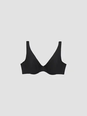 THIRDLOVE 24/7 Second Skin Unlined Bra - Black