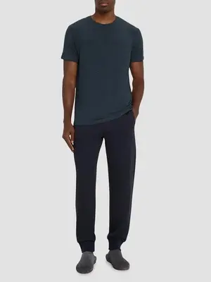 Derek Rose Marl Jersey Crewneck T-shirt