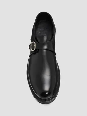 Allen Edmonds X Public School Leather Monk Strap Shoes