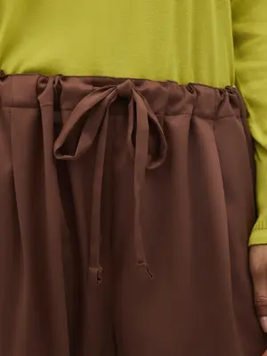 Another Tomorrow Wool Drawcord Pants