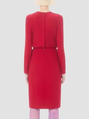 Valentino Garavani Embroidered Cady Couture Midi Dress