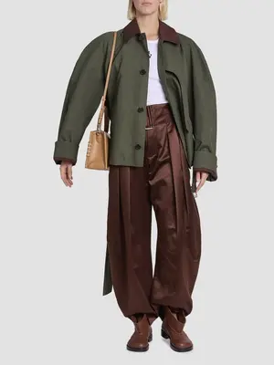 JW Anderson Loafer Leather Top Handle Bag - Tan