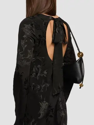 Hemant & Nandita Aura Jacquard Back-tie Maxi Dress