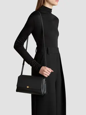 Khaite Audrey Leather Crossbody Bag