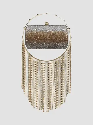 CHRISTIAN LOUBOUTIN Trapeze Evening Clutch