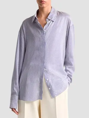 Altuzarra Chika Striped Silk Shirt