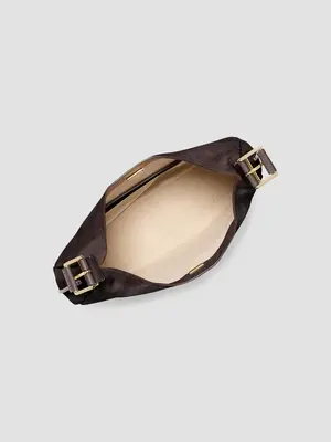 Michael Kors Nolita Large Leather Hobo Bag - Chocolate