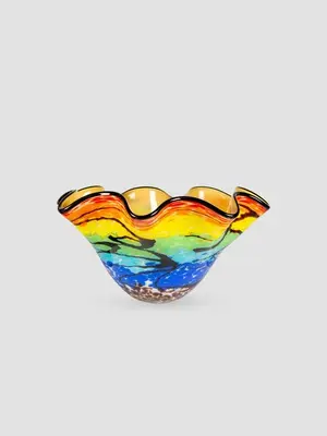 DALE TIFFANY Rainbow Reef Glass Vase