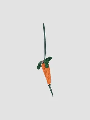 JW Anderson Carrot Cotton-leather Bag Charm