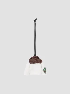 JW Anderson House Cardigan Wool-blend Bag Charm