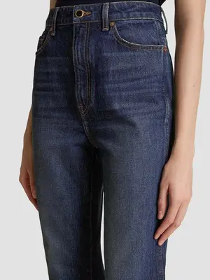 Khaite Danielle High-rise Straight-leg Jeans