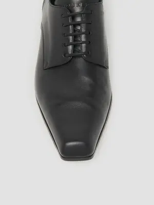 Alexander McQueen Artie Leather Lace-up Loafers