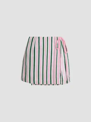 BUSAYO Lola Striped Miniskirt
