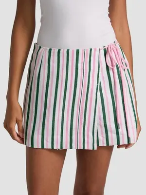 BUSAYO Lola Striped Miniskirt