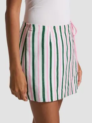 BUSAYO Lola Striped Miniskirt