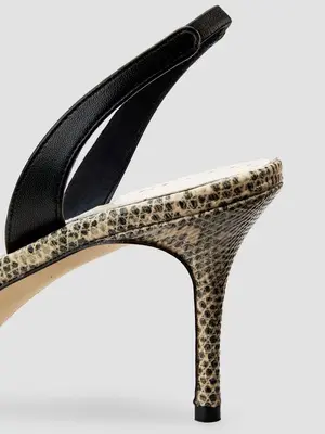 Manolo Blahnik Ninfea Leather Strappy Sandals