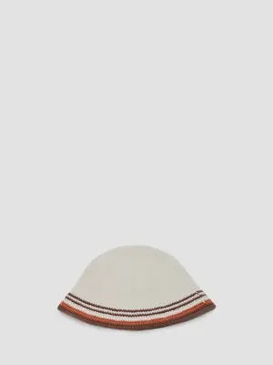 Casablanca Striped Crochet Hat