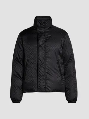 Alexander McQueen Skull Jacquard Nylon Coat