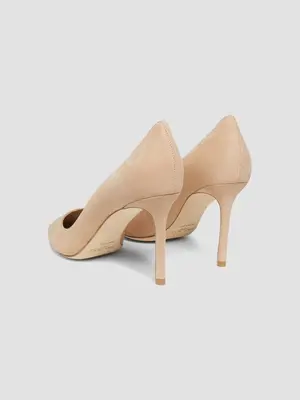 JIMMY CHOO Romy 85mm Suede Pumps - Chai