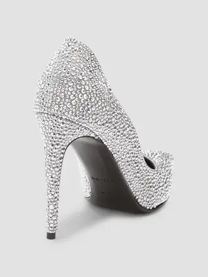 Alexander McQueen Skull 105mm Rhinestone Pumps