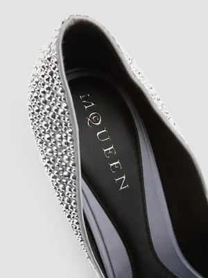 Alexander McQueen Skull 105mm Rhinestone Pumps