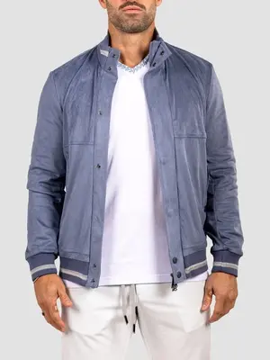 MACEOO Marthyr Bomber Jacket - Blue