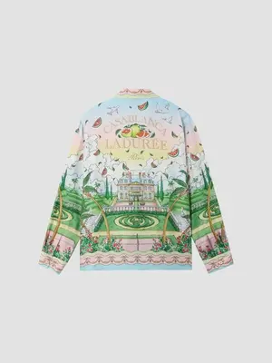 Casablanca X Ladurée Printed Silk Shirt
