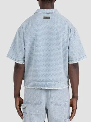 HONOR THE GIFT Drop Shoulder Cotton Denim Shirt