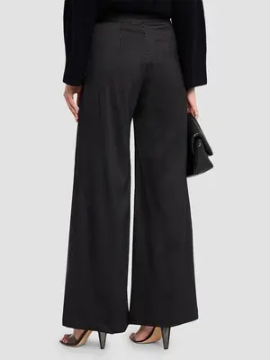 JBQ Oslo Checkered Wide-leg Pants